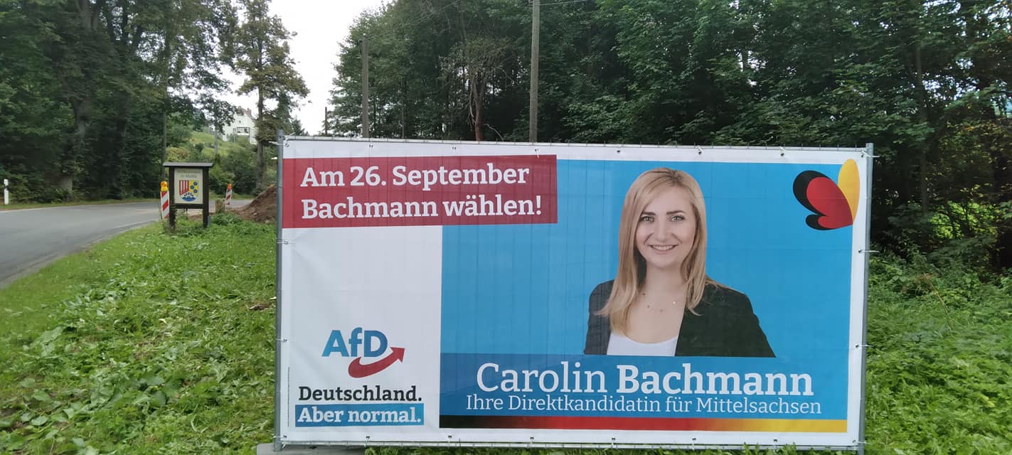 Carolin Bachmann und ihr Team im Wahlkampf: Tausende Plakate ...